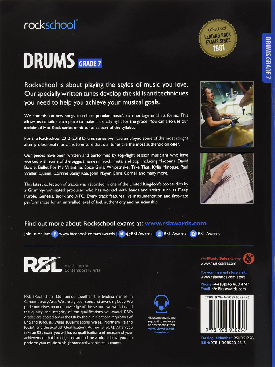 Rockschool Drums Grade 7 – Cristofori Music