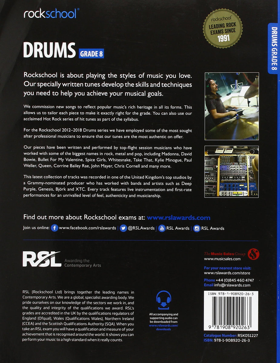 Rockschool Drums Grade 8 – Cristofori Music