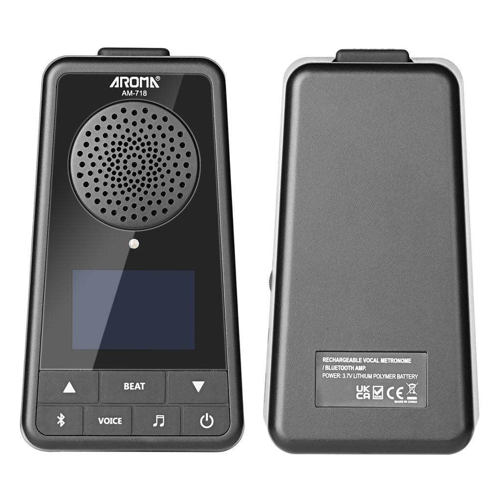 AROMA AM-718 Rechargeable Vocal Metronome / Bluetooth Amp – Cristofori Music