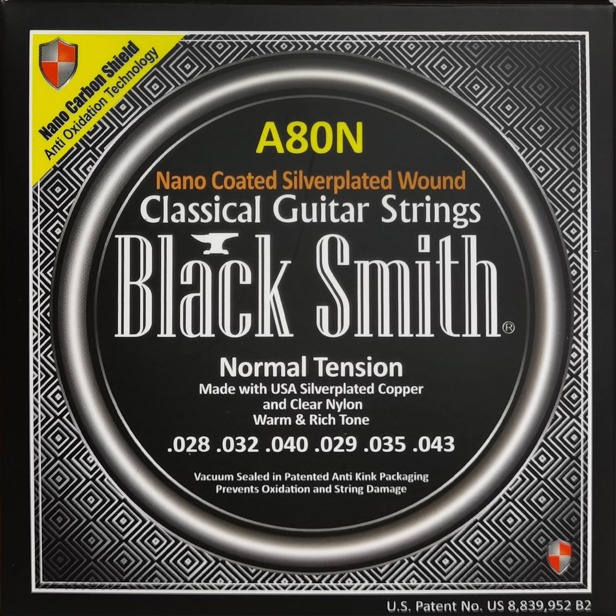 Black Smith A80N Nano Coated Class Gtr String – Cristofori Music