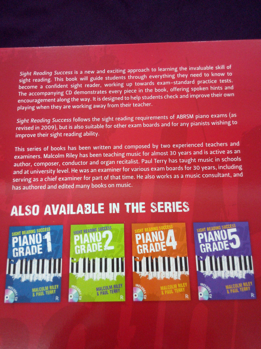 MSL Piano Sight Reading Grade 3 Bk/CD – Cristofori Music