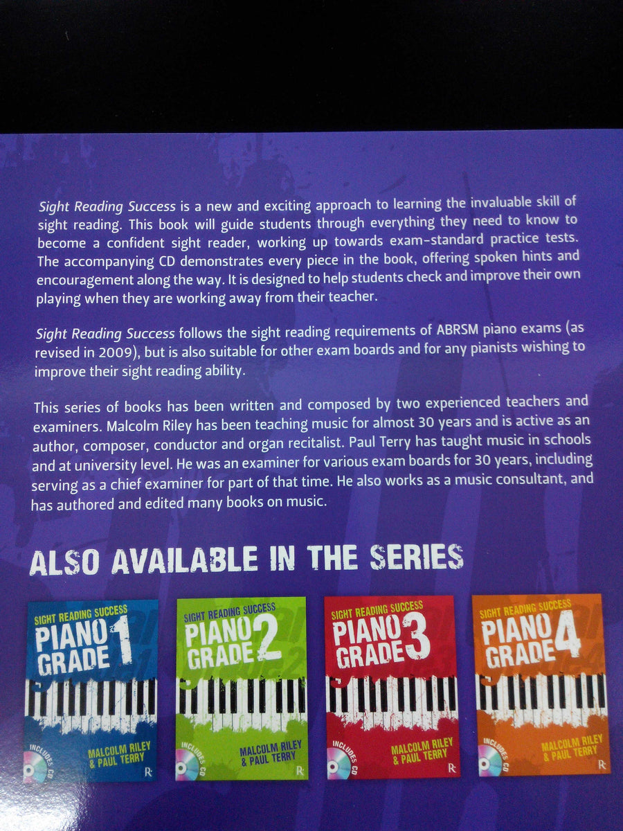 MSL Piano Sight Reading Grade 5 Bk/CD – Cristofori Music