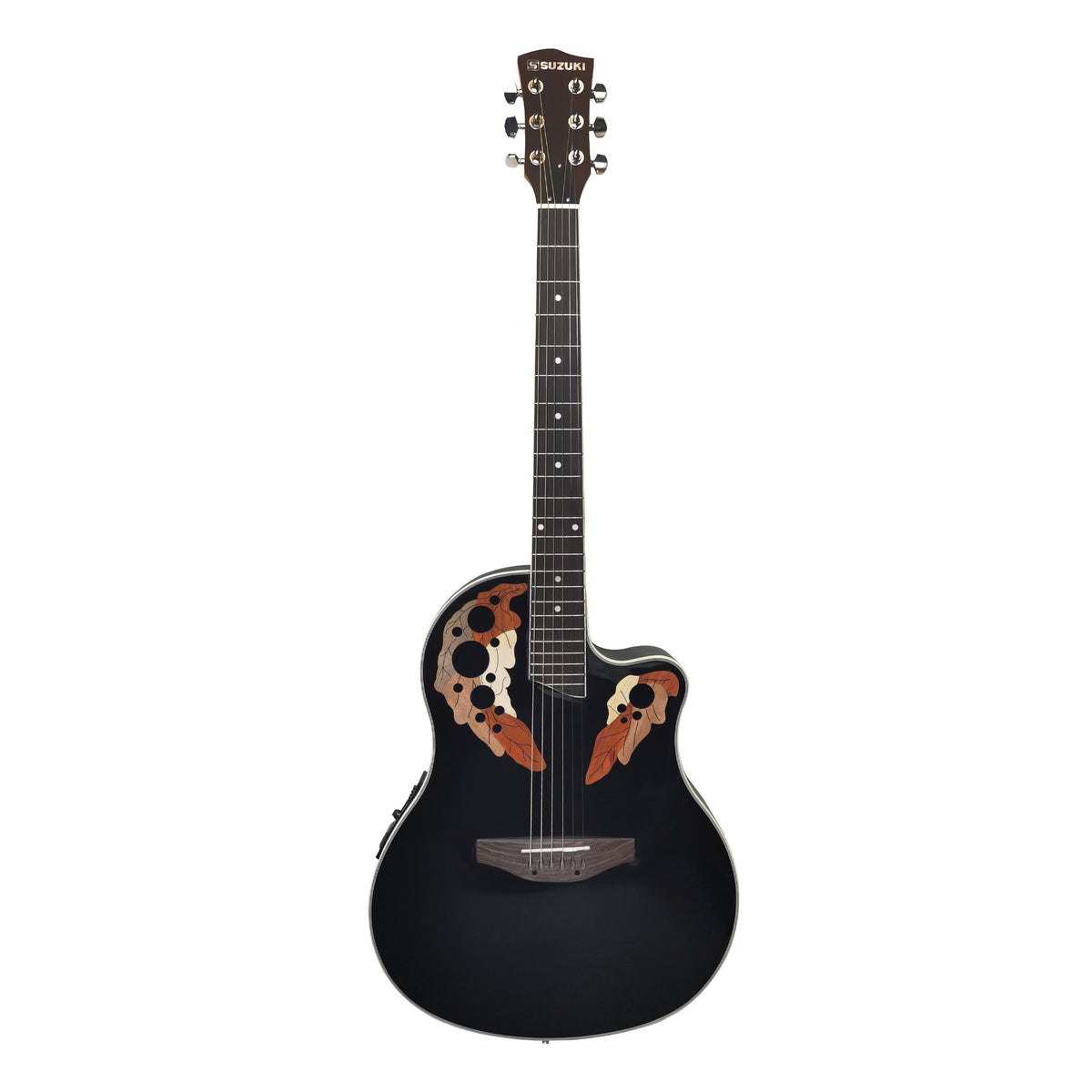 Suzuki SRB-2 Acoustic-electric Guitar Black – Cristofori Music