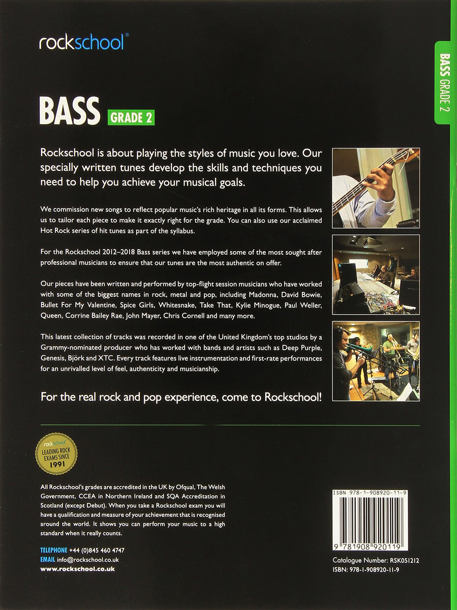 Rockschool Bass Grade 2 – Cristofori Music